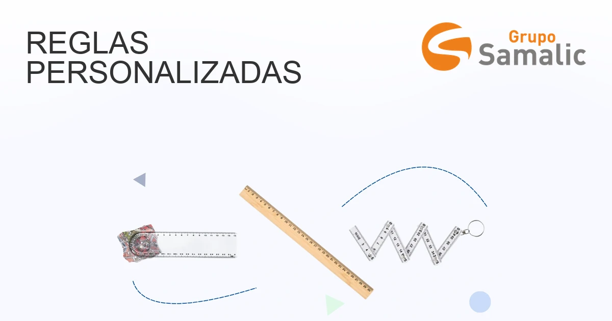 Reglas publicitarias con Logo | Merchandising Empresarial